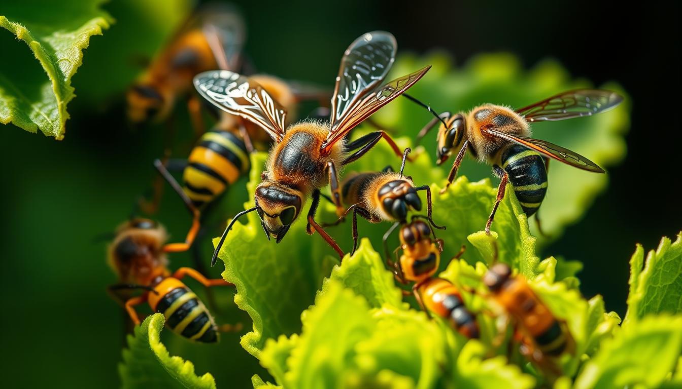 Wunderbar Stechende Insekten Im Garten Bild